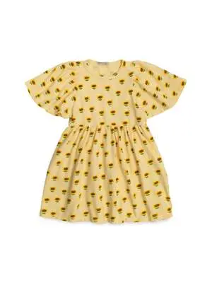 BOBO CHOSES Sunflower Print Mini Dress - White