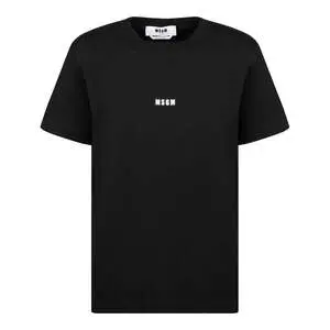 MSGM Regular Fit T-shirt With Micro Logo