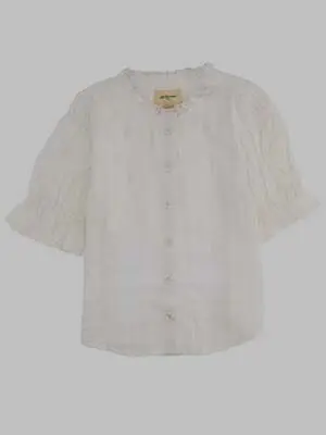 BELLEROSE Mini V-neck Striped Shirt - Multicolour