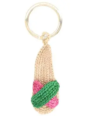Manebí Mini Raffia Key Holder - Multicolour