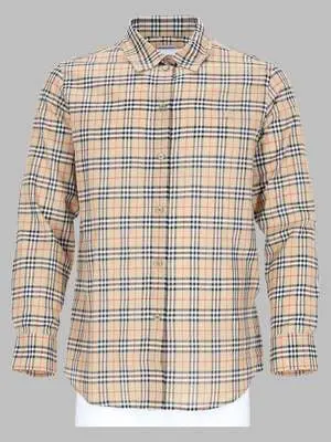 Burberry Classic Collar Checked Cotton Shirt