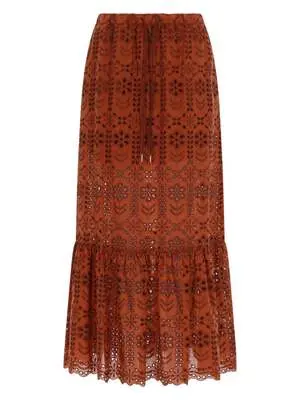 Paul Smith Eyelet Lace Maxi Skirt