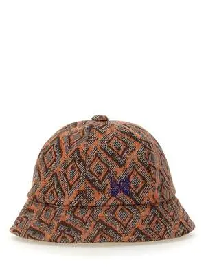 Needles Stylish Printed Hat For - Orange