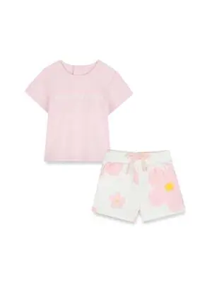 Marc Jacobs Mini T-shirt And Shorts Set - Pink