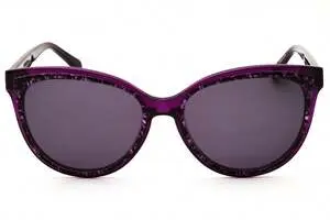 DRAPER JAMES Dj7053 Sunglasses - Plum Floral/smoke