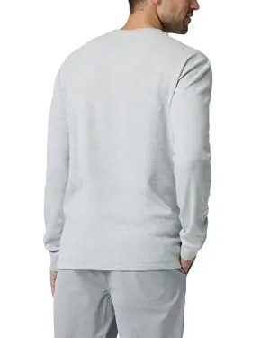 Vuori Waffle Cotton Blend Henley Shirt