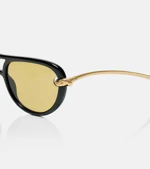 Bottega Veneta Aviator Sunglasses