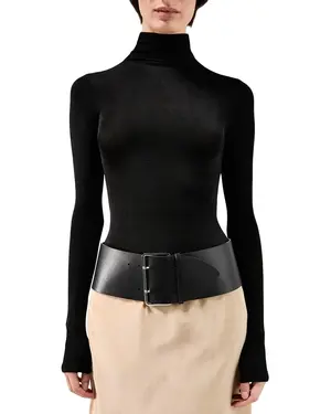 DEHANCHE Wide Leather Belt