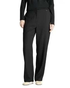 SAINT ART Dinah Matte Charmeuse Pants - Black