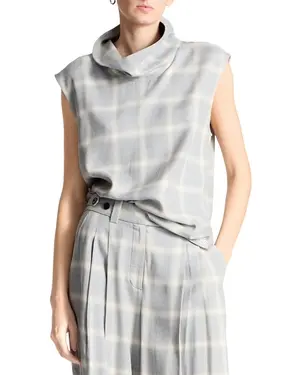 SAINT ART Nyra Funnel Neck Top