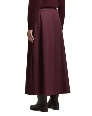 Peserico Wool Stretch Gabardine Skirt