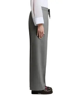 Peserico Wool Blend Flannel Straight Pants