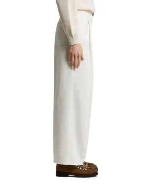 Peserico Cotton Stretch Gabardine Palazzo Pants