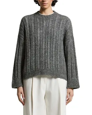 Peserico Rib Knit Crewneck Sweater