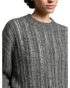 Peserico Rib Knit Crewneck Sweater
