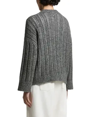 Peserico Rib Knit Crewneck Sweater