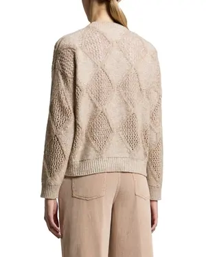 Peserico Stockinette Stitch Crewneck Sweater
