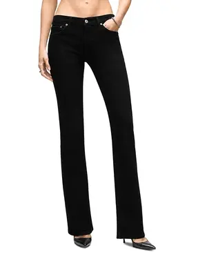 RE/DONE The Low Rise Micro Bootcut Jeans