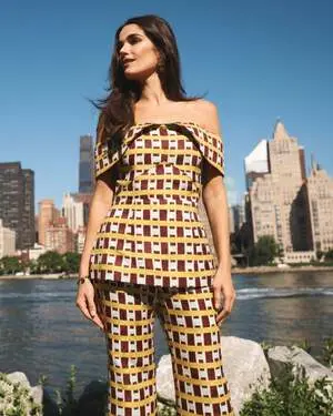 Mestiza New York Friday Gingham Wide-leg Pants