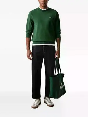 Lacoste Crew Neck Sweater With Logo Patch
