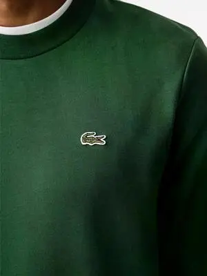 Lacoste Crew Neck Sweater With Logo Patch