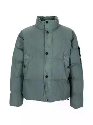 Stone Island 4100109 Crinkle Reps Ny Down Jacket - Green