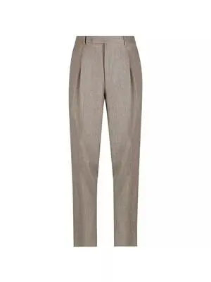 Zegna Pleated Tailored Trousers