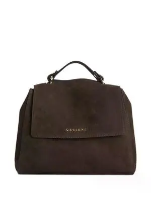 Orciani Leather Tote Bag - Brown