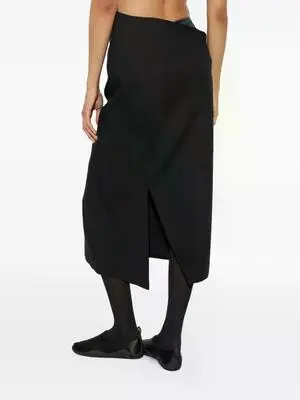 JIL SANDER Asymmetric Layered-detail Skirt