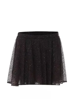 TWINSET Sequin-embellished Mini Skirt - Brown