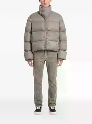Rick Owens Quilted Funnel-neck Jacket