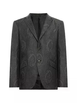 Etro Paisley-print Wool Blazer