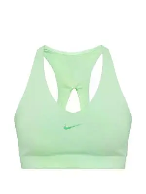 Nike Logo-print Racerback Sports Bra - Green