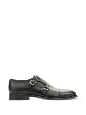 LOTTUSSE Lenox Double-buckle Monk Shoes - Black
