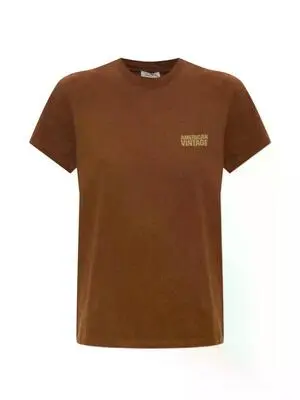 American Vintage Logo Print T-shirt