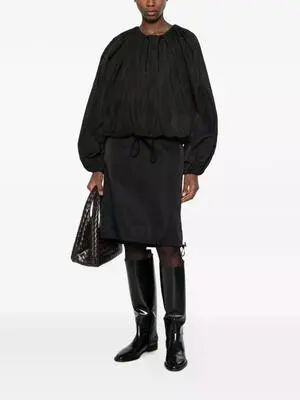 TOTEME Gathered Drawstring Oversized Jacket