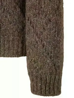 Peserico Sequin-embellished Belted Cardigan