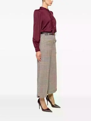 NISSA Bow-detail Viscose Shirt