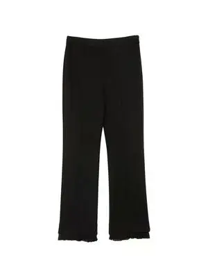 TWINSET Ruffle Trim Trousers