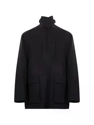 Rick Owens Funnel-neck Multi-pocket Coat