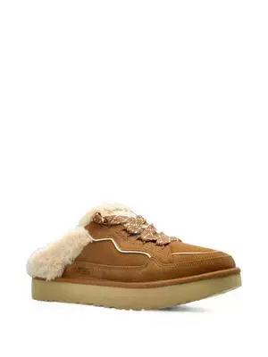 UGG Lowmel Shearling-trim Slippers