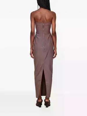 Rick Owens Strapless Cut-out Maxi Dress