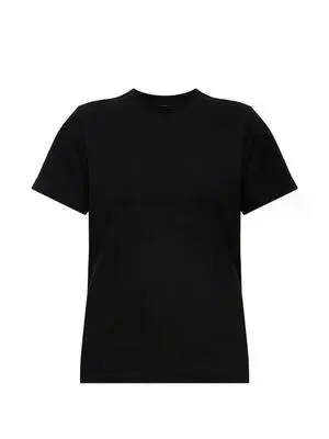Isabel Marant Étoile Crewneck Cotton T-shirt With Rear Logo Print