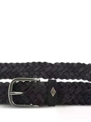 LOTTUSSE Braided Suede Belt - Blue