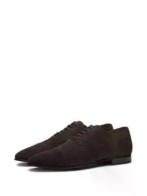 LOTTUSSE Twist Suede Oxford Shoes