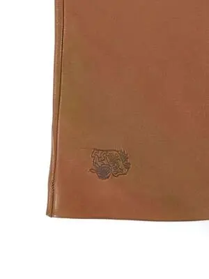 LOTTUSSE Germoli Logo-debossed Leather Gloves
