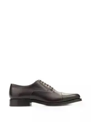 LOTTUSSE Premium Goodyear-welted Cap-toe Oxford Shoes - Brown