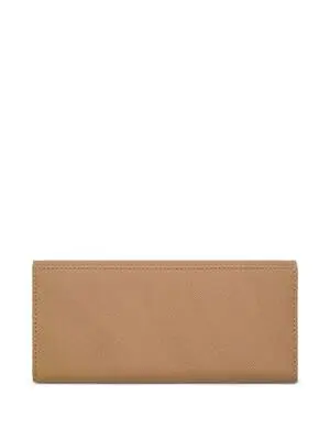 LOTTUSSE Grainy-effect Leather Wallet - Neutrals