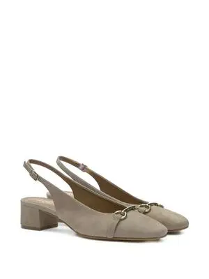 LOTTUSSE Goya Slingback Pumps - Neutrals