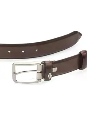LOTTUSSE Polished Leather Belt With Buckle Fastening